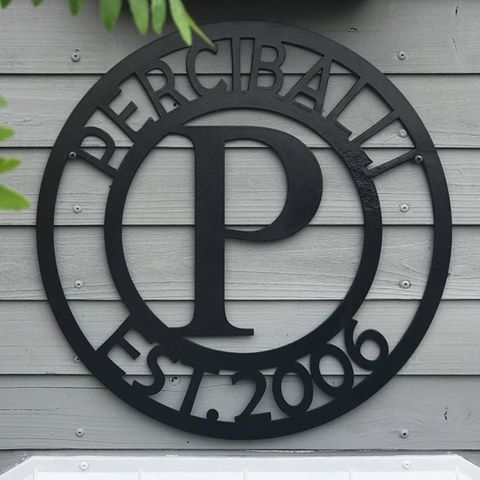 Circle Est. Monogram Names | Arts By Ash